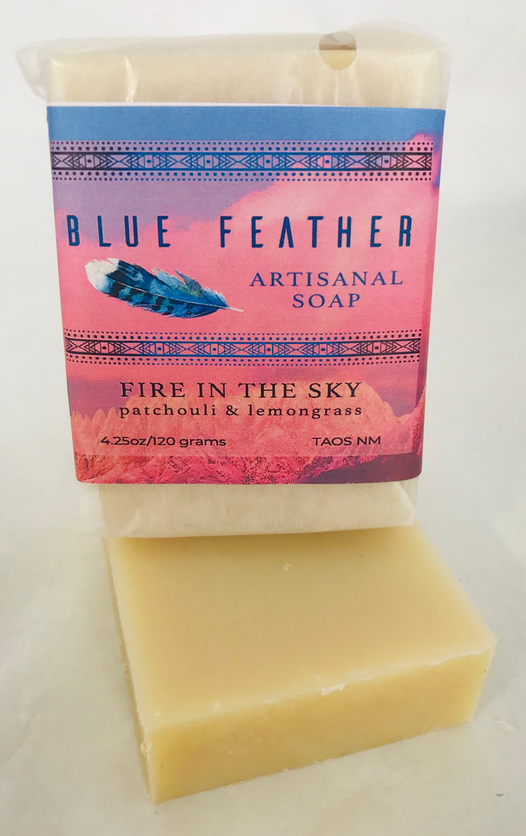 Fire in the Sky Handmade Soap – Blue Feather Naturals